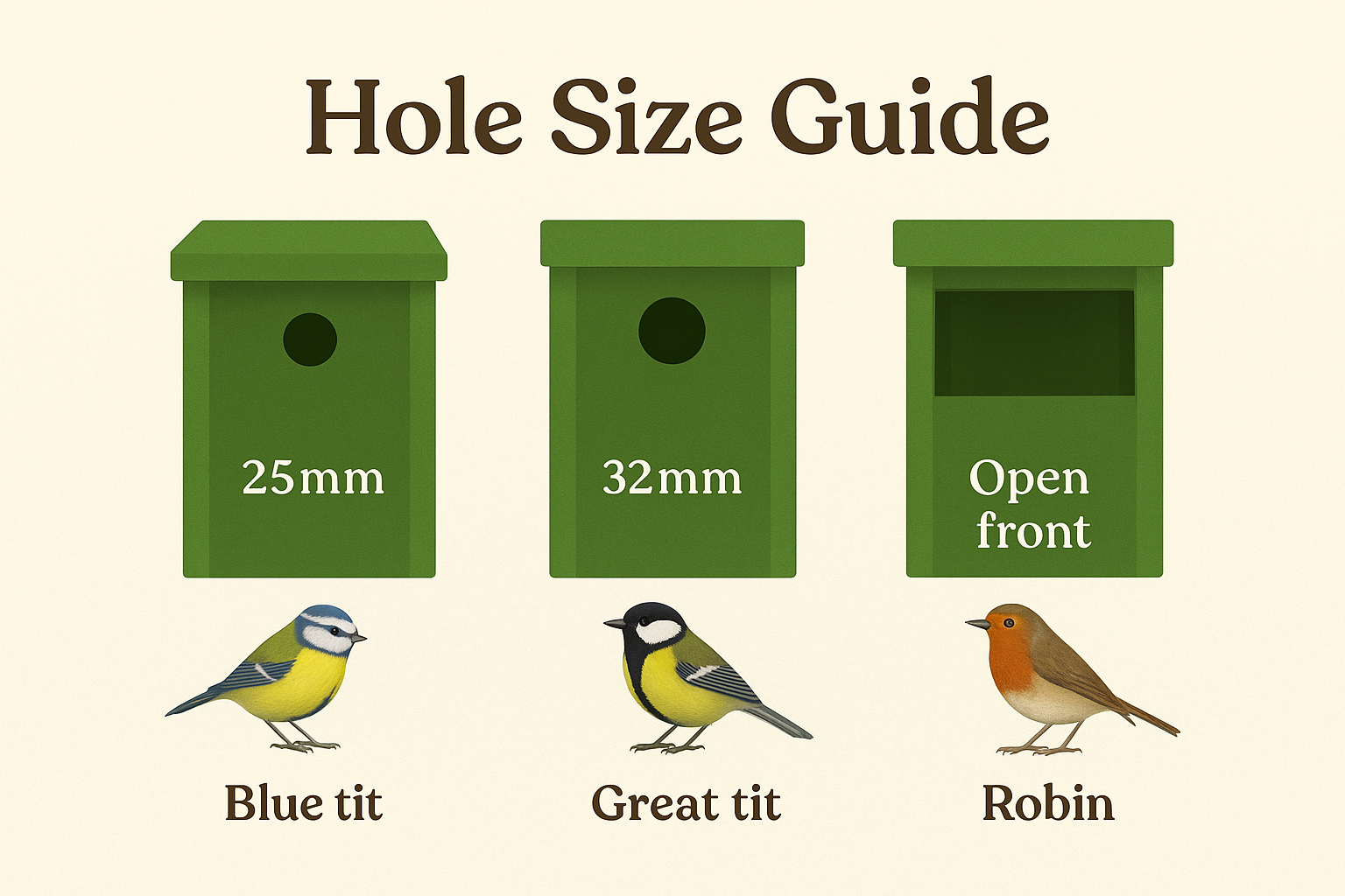 Choosing the Right Bird Box for Different Species – Chickli ltd